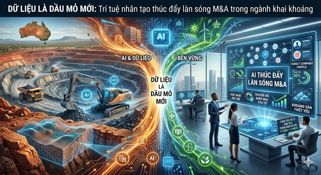 Dữ liệu trở thành ‘mỏ vàng’ mới của ngành khai khoáng trong kỷ nguyên AI