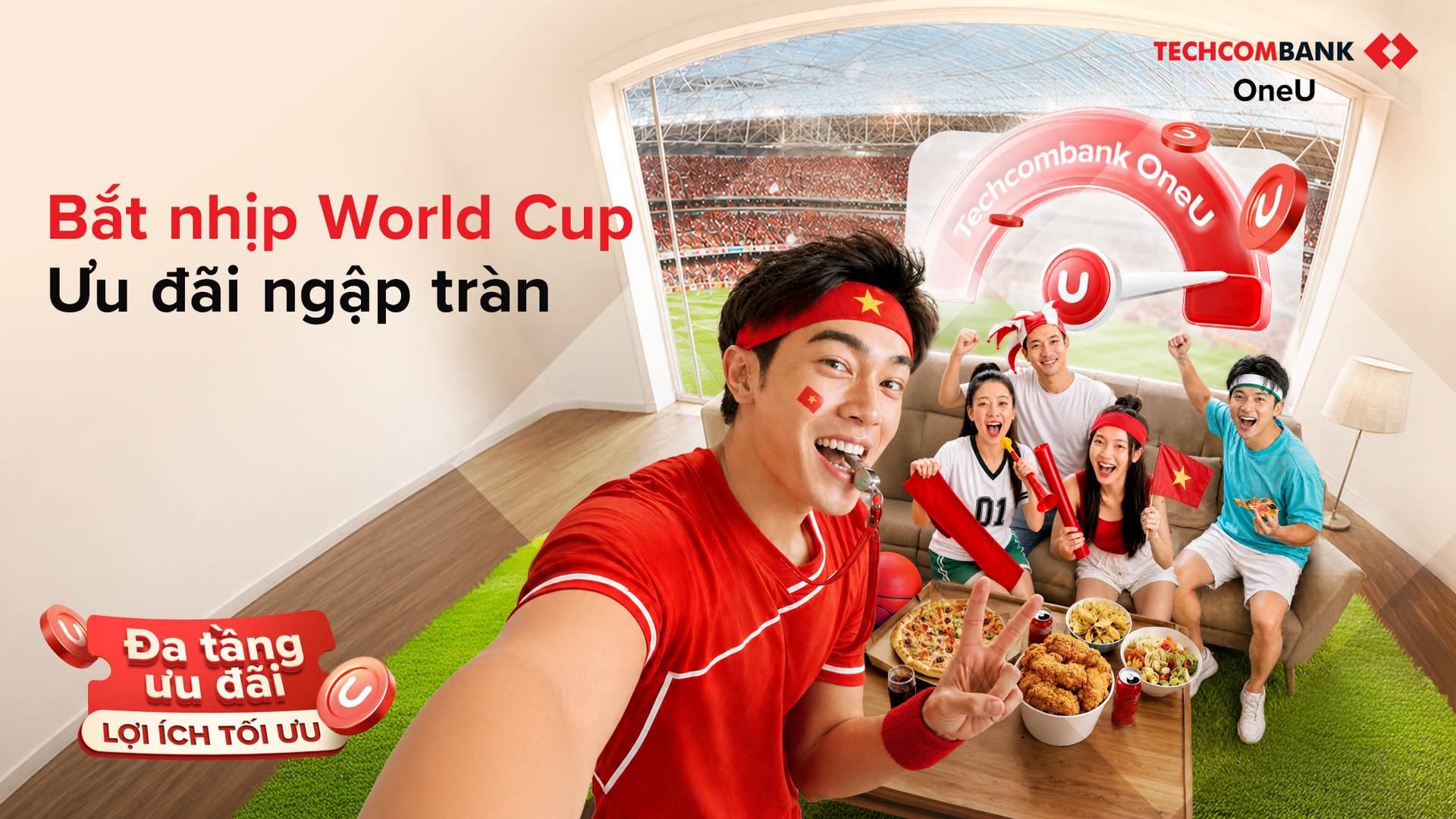 Tận hưởng World Cup 2026 cùng Techcombank OneU: Khi mỗi chi tiêu đều ...