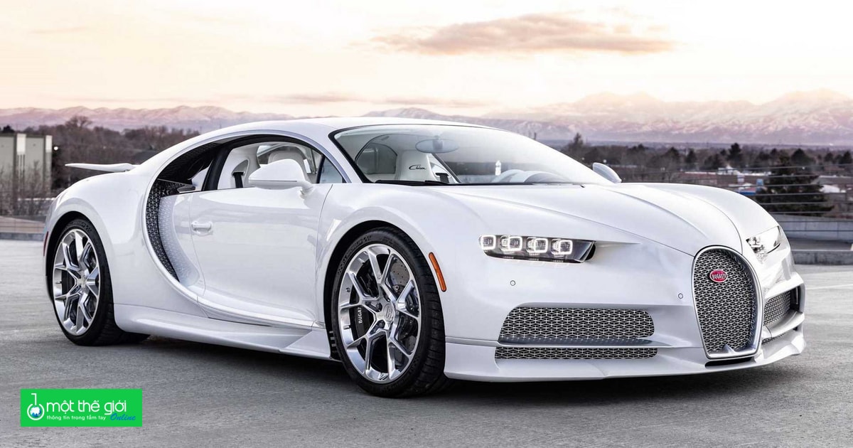 Rapper danh tiếng Post Malone rao bán Bugatti Chiron màu trắng độc đáo