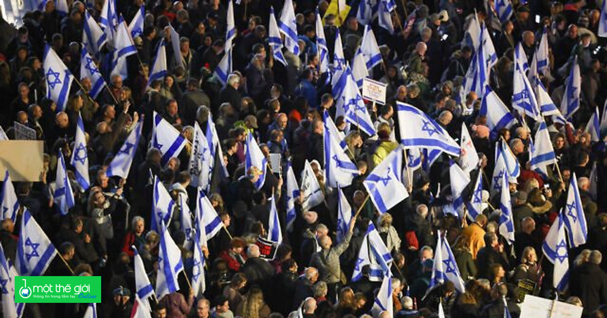 Biểu tình rầm rộ tại Israel, Tổng thống Herzog cảnh báo đất nước trên ...