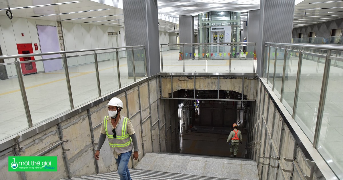 Ga ngầm metro số 1 được thiết kế ra sao để chống chọi mưa lớn?