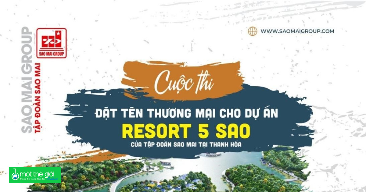 Cùng Sao Mai Group đặt tên thương mại cho dự án 'Resort 5 sao tại xứ Thanh'