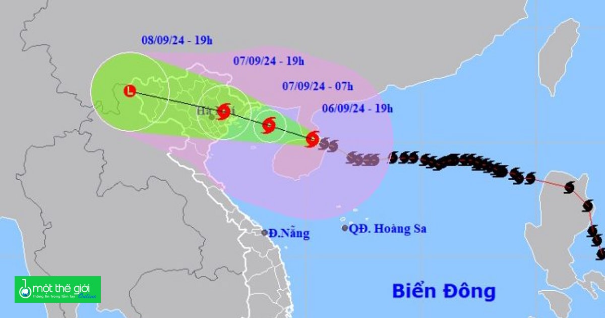 Bão số 3 giảm 1 cấp, cách Quảng Ninh khoảng 360km