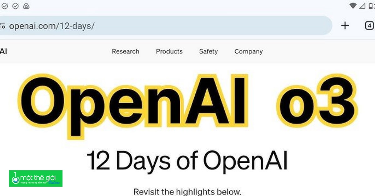 OpenAI giới thiệu mô hình suy luận tiên tiến o3 vào ngày kết thúc chiến dịch Shipmas