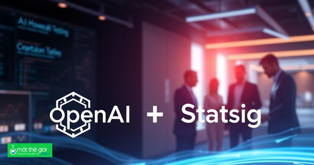 OpenAI mua Statsig giá 1,1 tỉ USD, Vijaye Raji phụ trách kỹ thuật ChatGPT và Codex