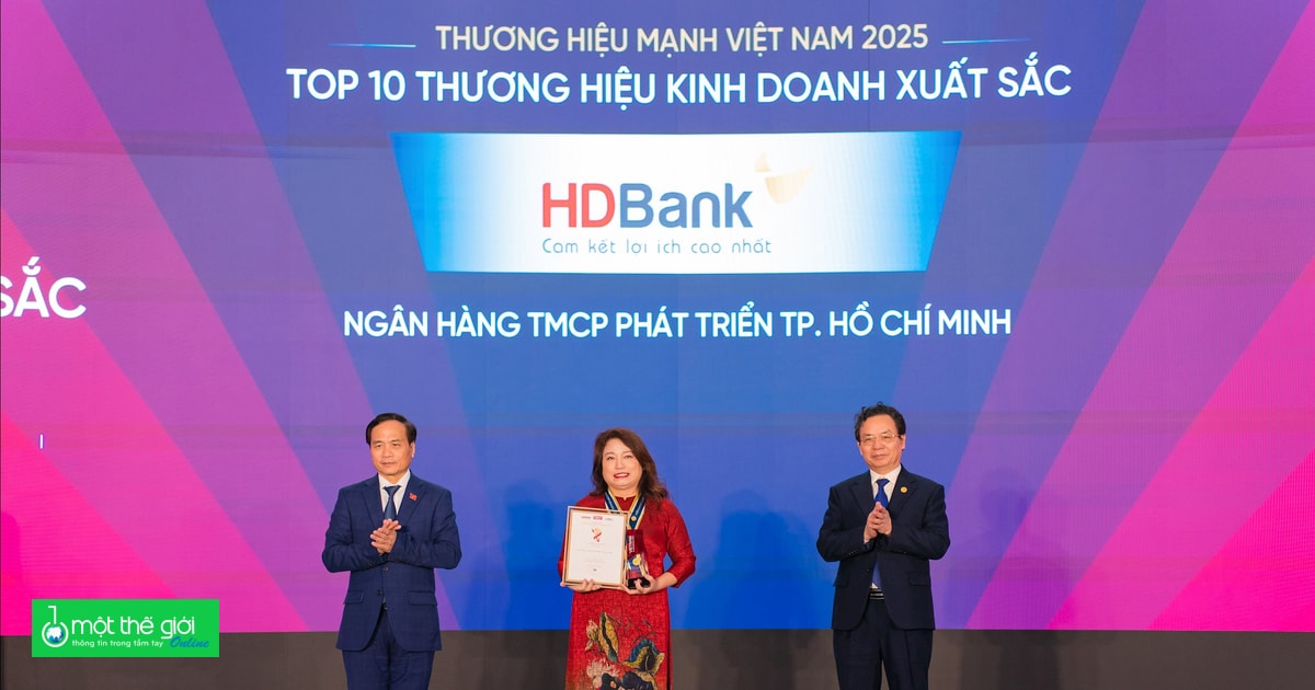 HDBank nhận 3 giải thưởng uy tín về hiệu quả kinh doanh, thương hiệu và ...