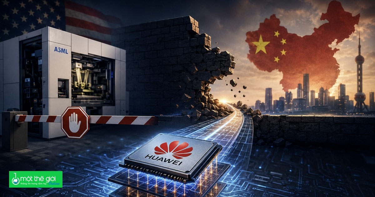 Đột phá chip của Huawei có giúp Trung Quốc vượt rào cản ASML?