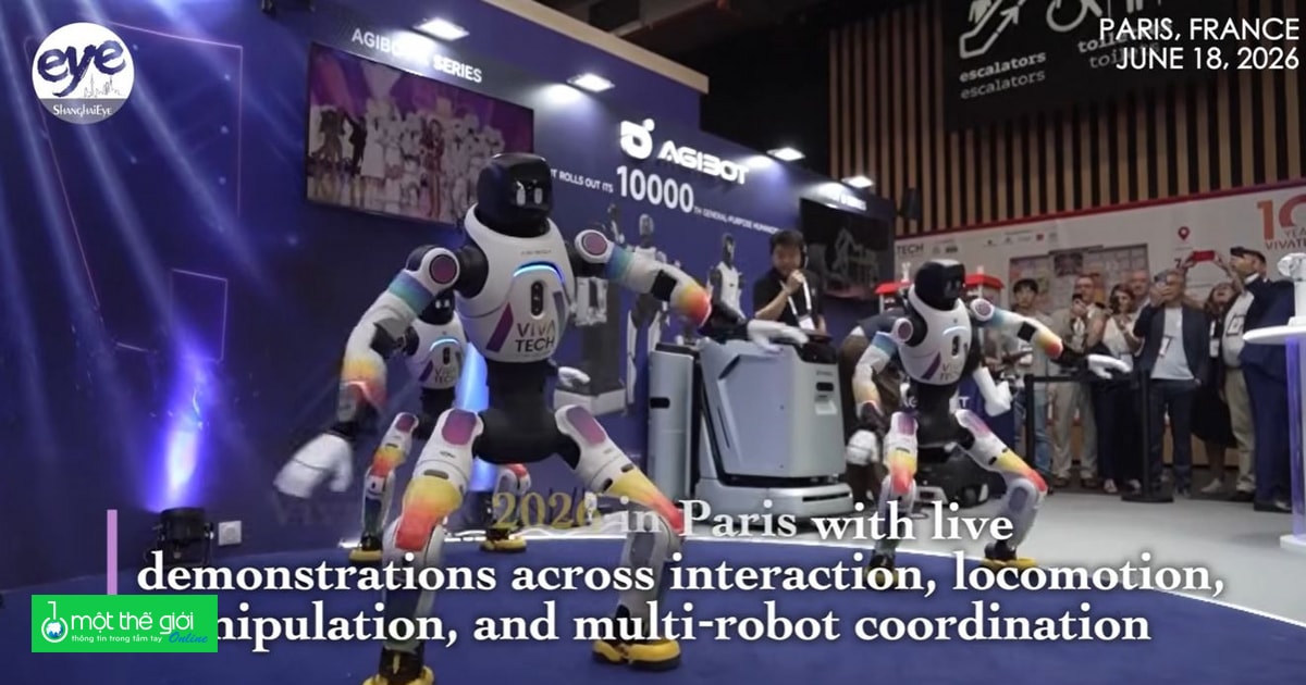 Màn nhảy múa của robot hình người AGIBOT gây sốt